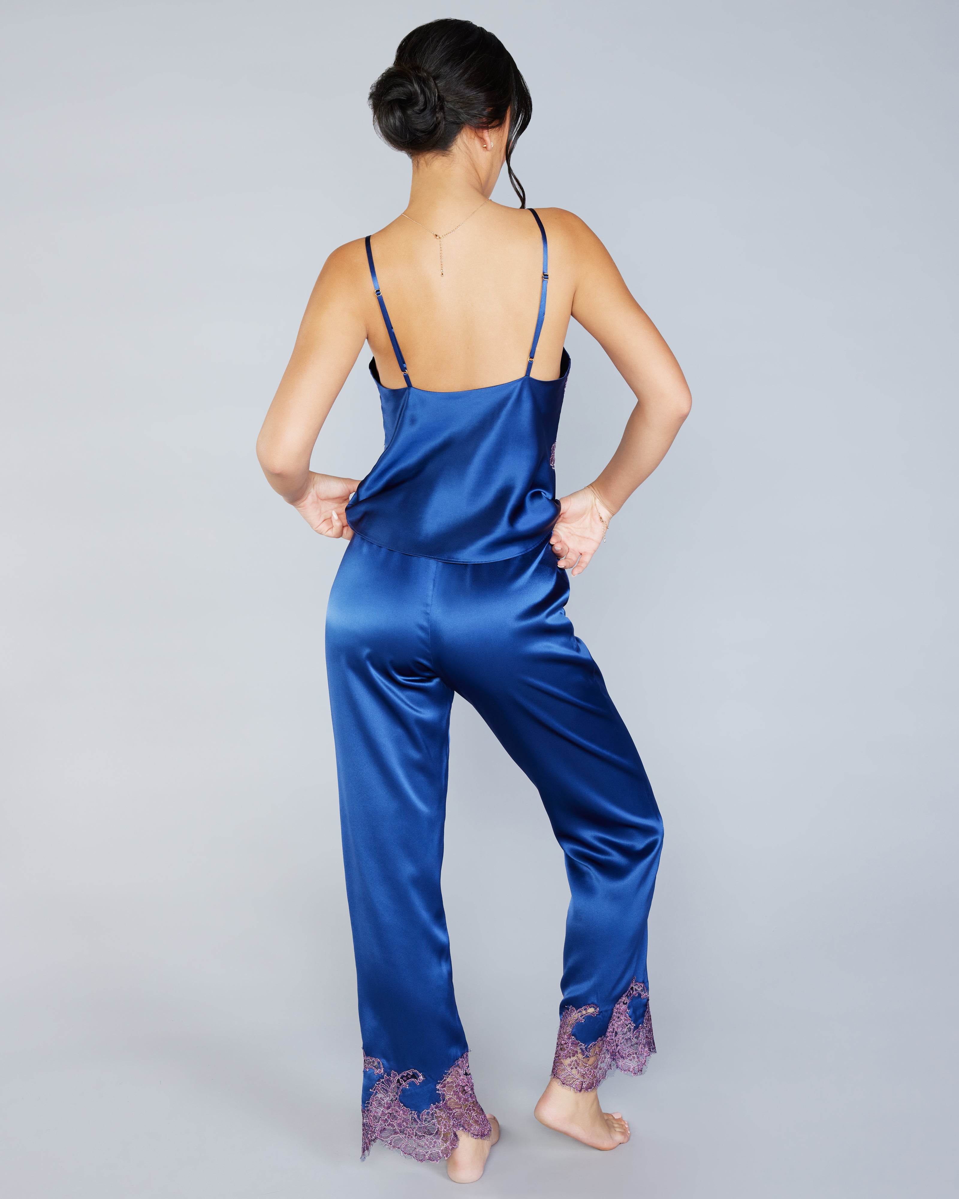 Emma Harris | Veronique Cobalt Pajama at Jane's Vanity